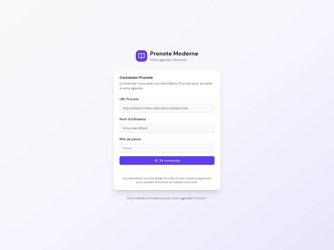 Pronote Agenda Redesign Platform