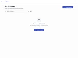 Proposal Microsite Builder