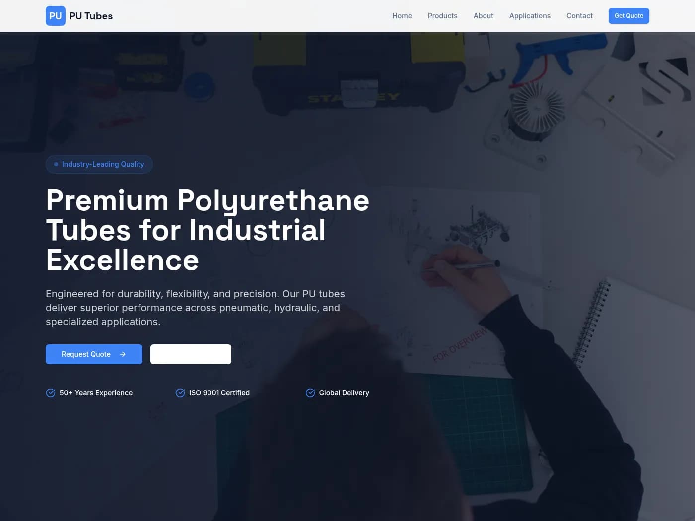 PU Tubes Manufacturing Website