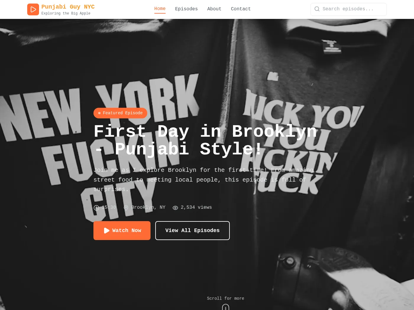 Punjabi Guy Explores New York Vlog App