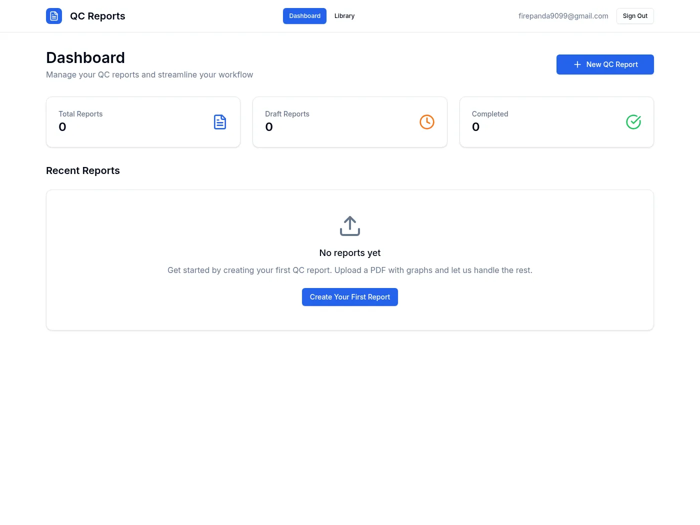 QC Report Automation Platform