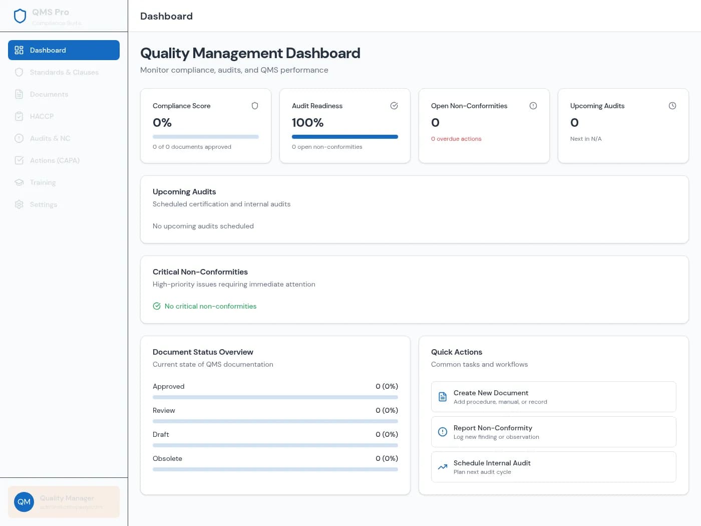 QMS Pro Compliance Suite