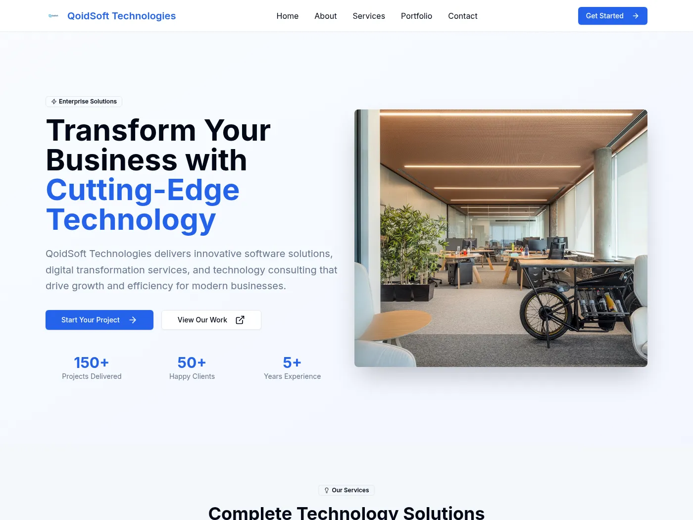 QoidSoft Technologies Business Website
