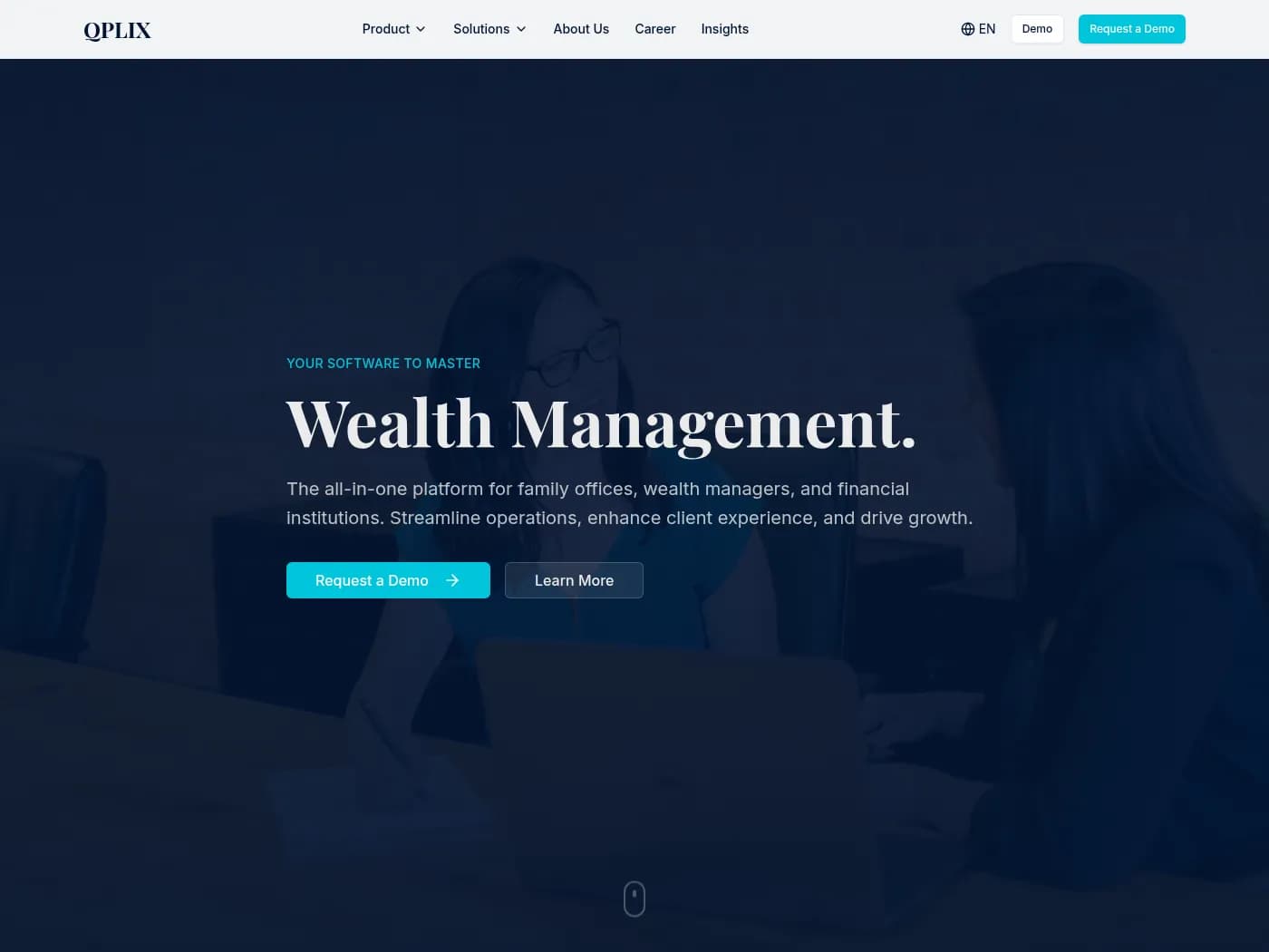 QPLIX Website Recreation
