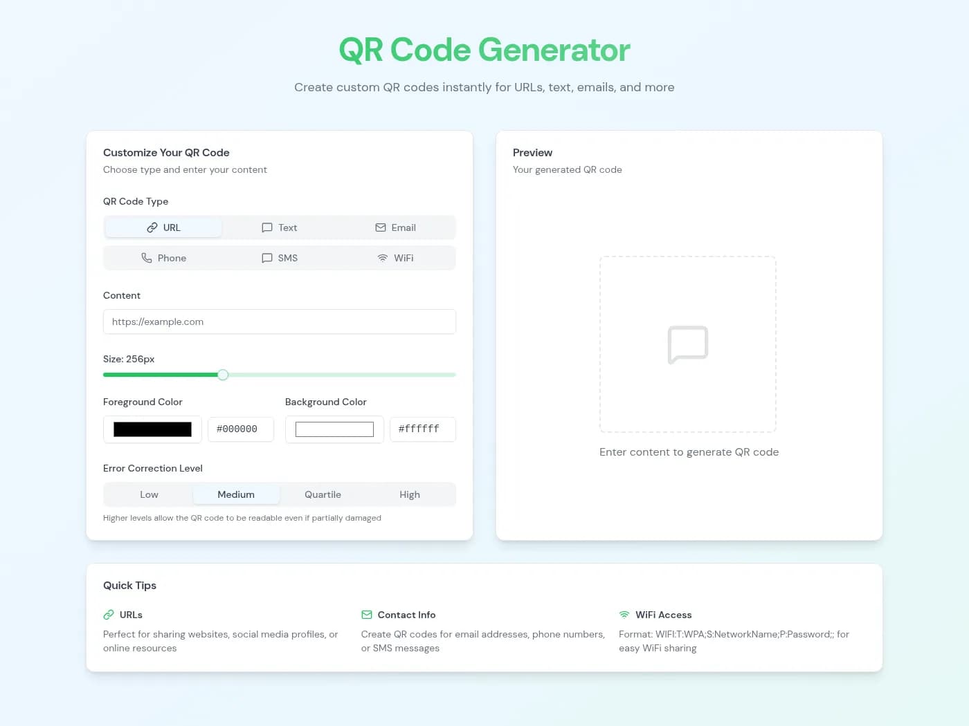 QR Code Generator