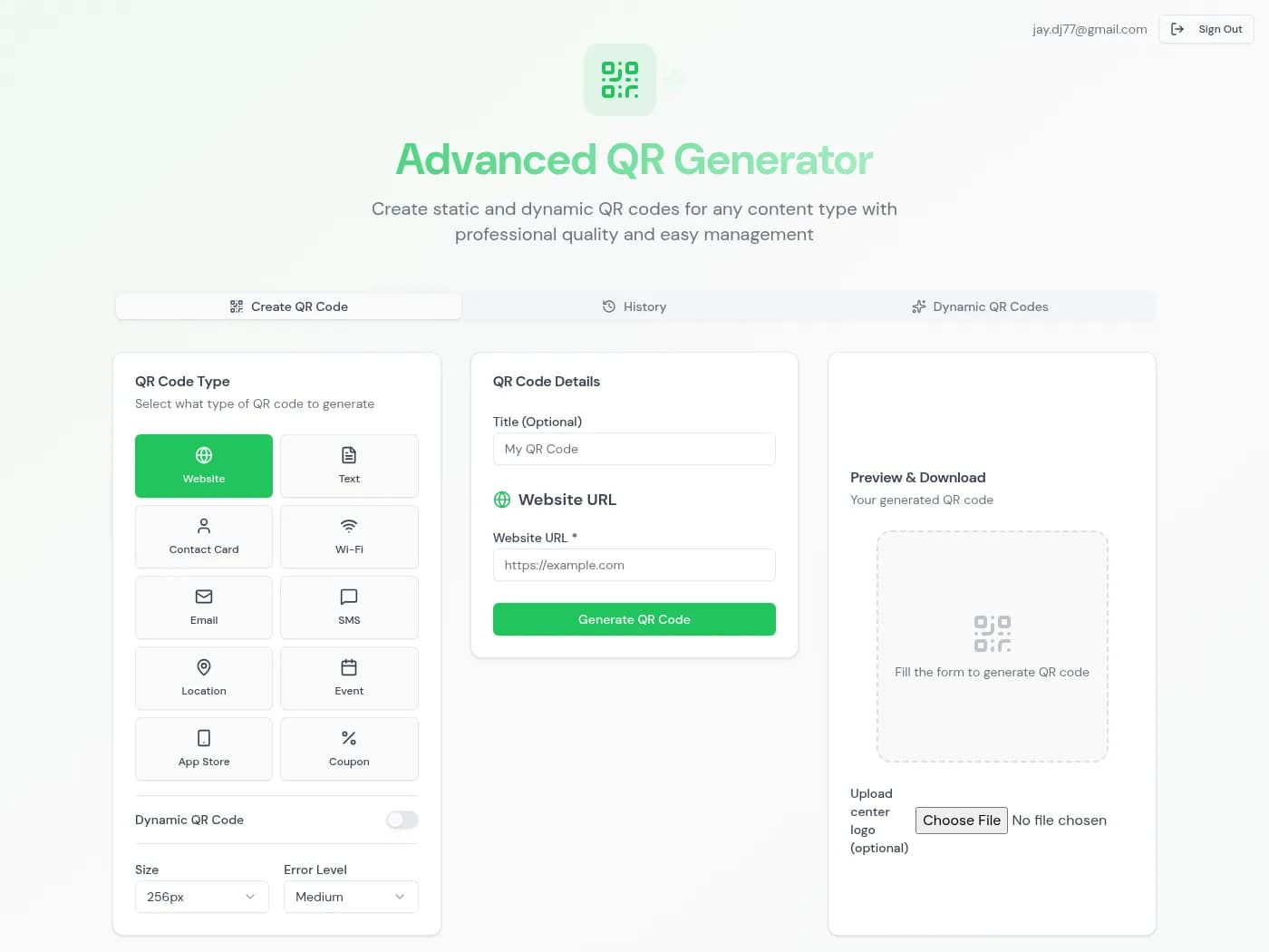 QR Code Generator