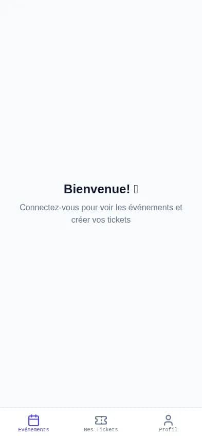 QR Entry Ticket Mobile App