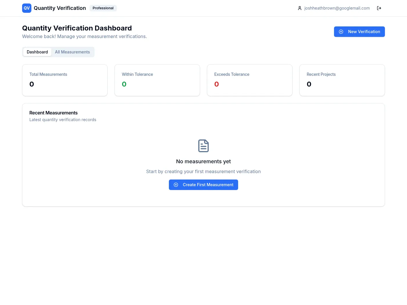 Construction Quantity Verification Tool