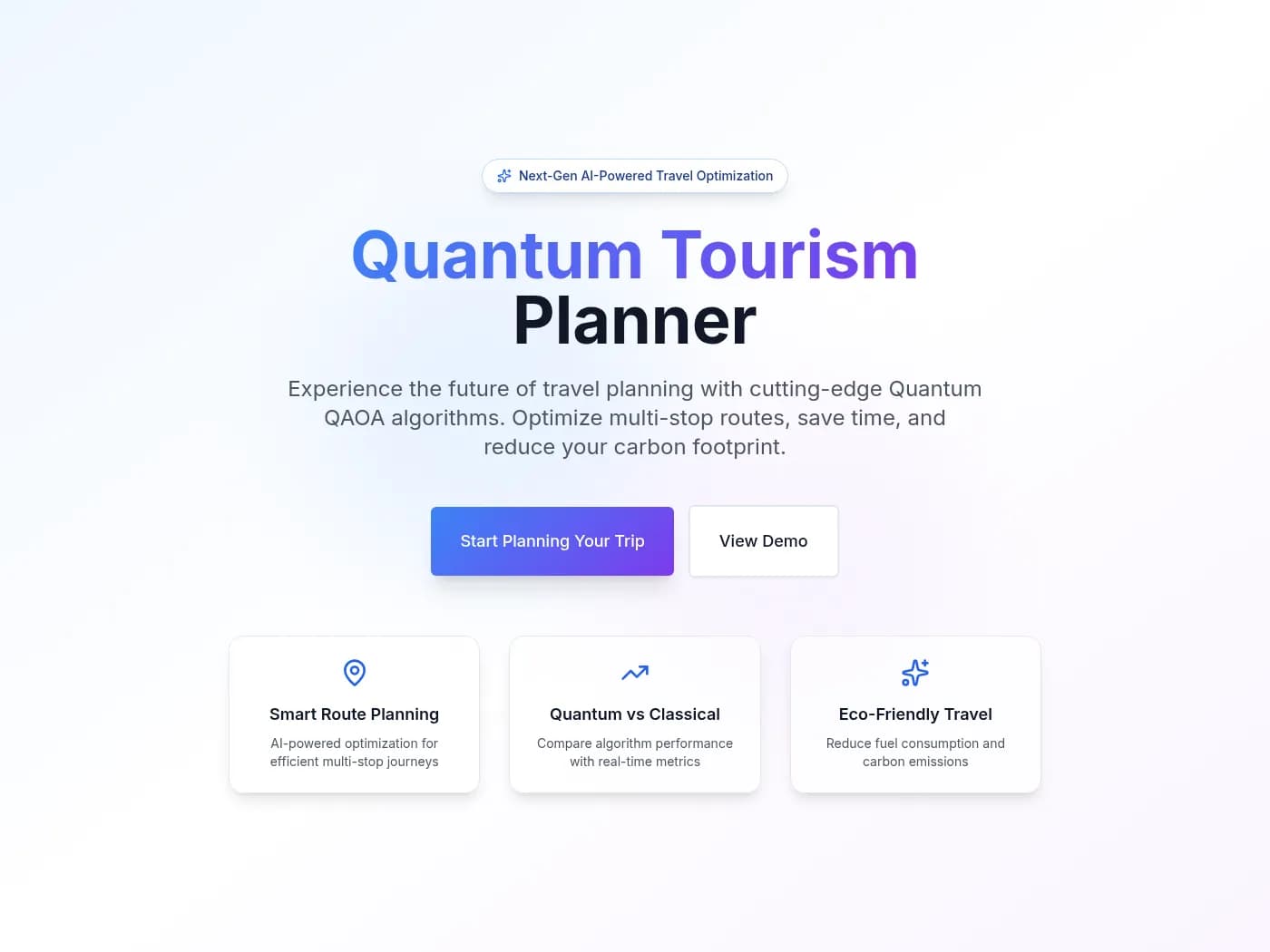 Quantum Tourism Planner: Next-Gen Trip Optimization with Classical & Quantum AI
