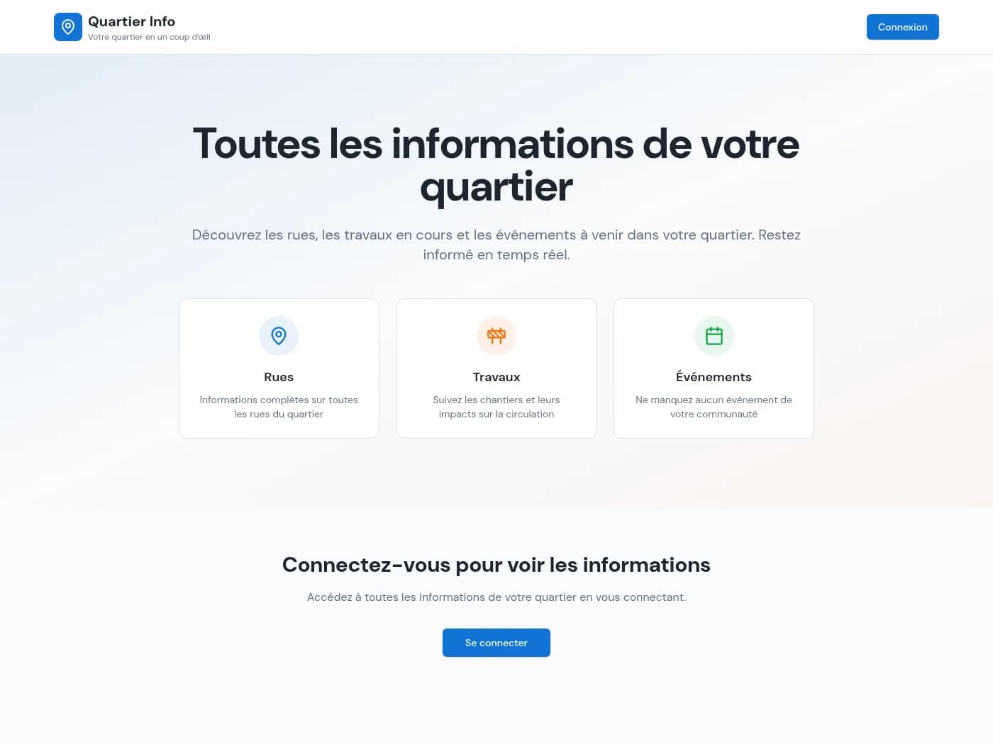 Quartier Info App
