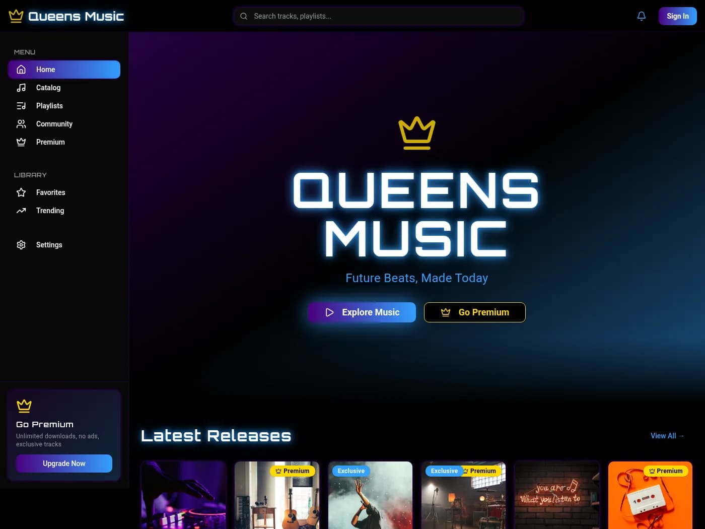 Queens Music: The Ultimate Futuristic Artist Platform for Merhawi