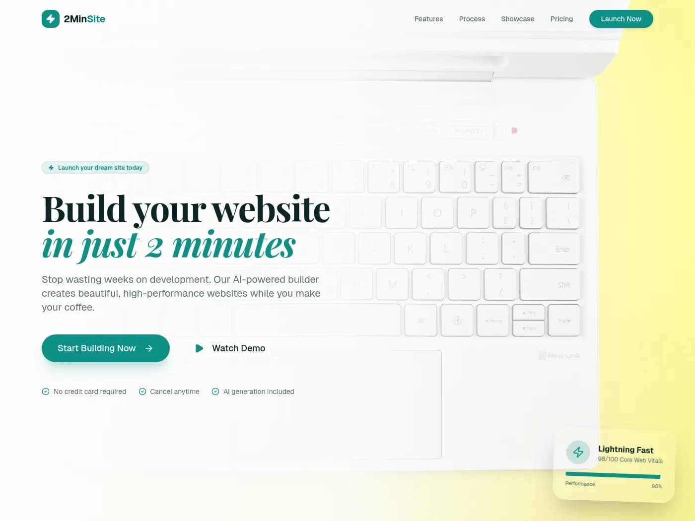 2-Minute Website Builder