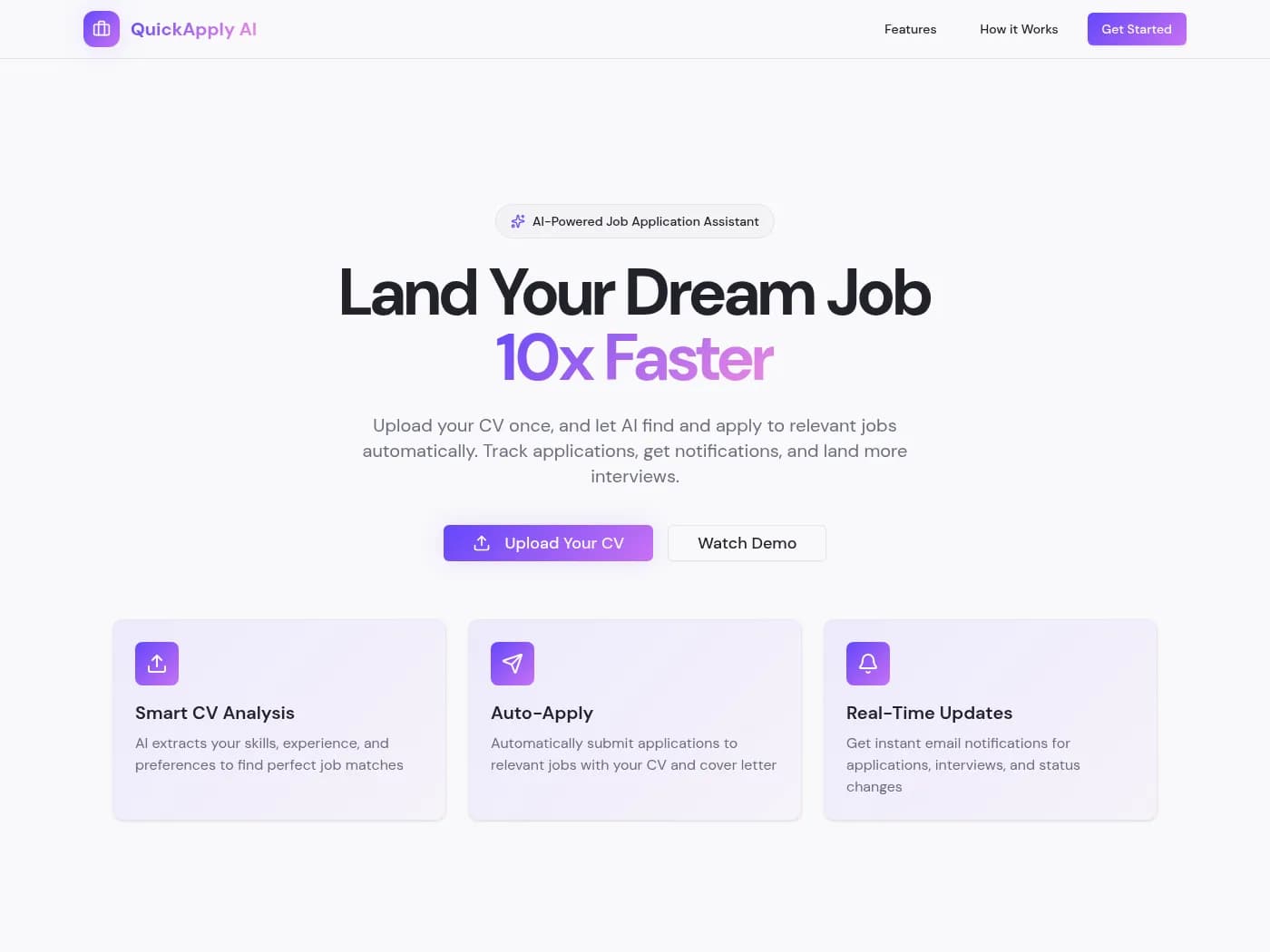 QuickApply AI: Automated Job Application and Tracking System