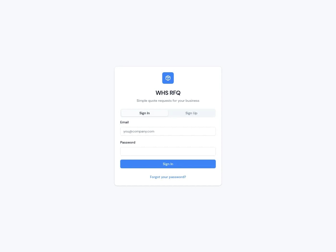 QuickQuote: Simple Quote Request & Fulfillment App for Customers and Sales Teams