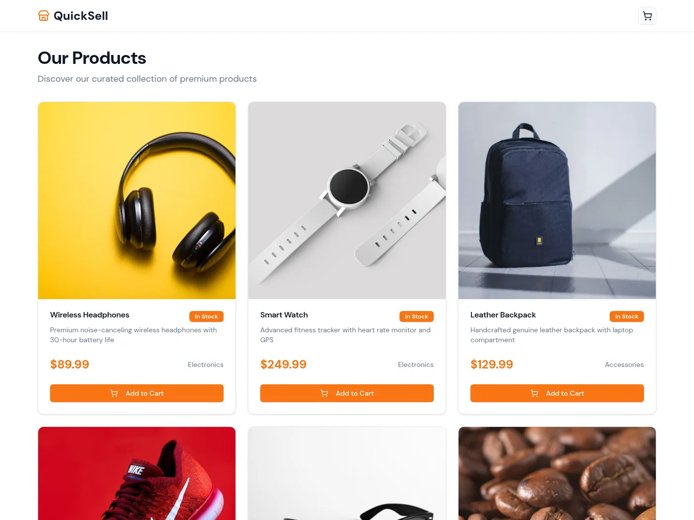 QuickSell Sales & Checkout App