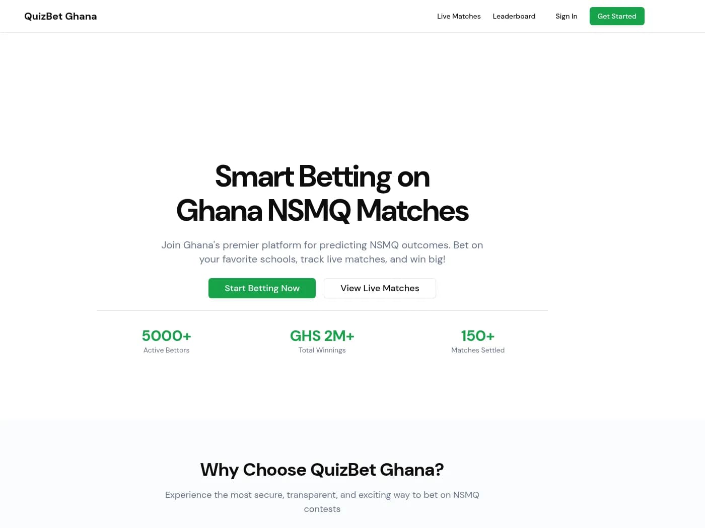 QuizBet Ghana – Smart Betting on Science and Math Quiz Matches