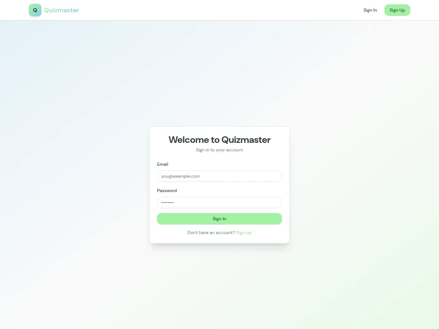 Quizmaster – Interactive Full-Stack Quiz Platform with Multi-Role & Advanced Reporting