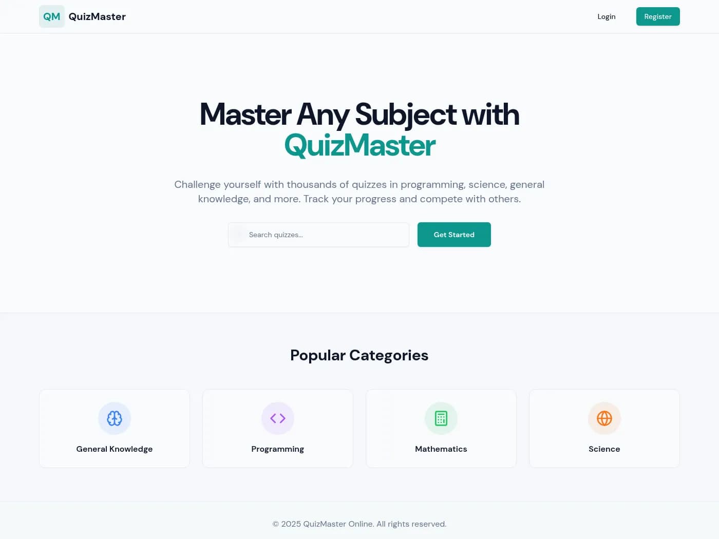 QuizMaster Online