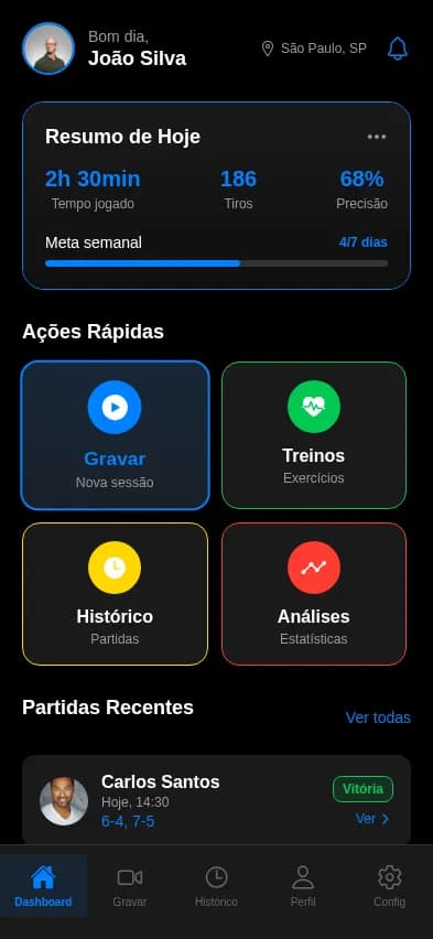 RacketIQ: AI Tennis Analysis & Match Insights Mobile App