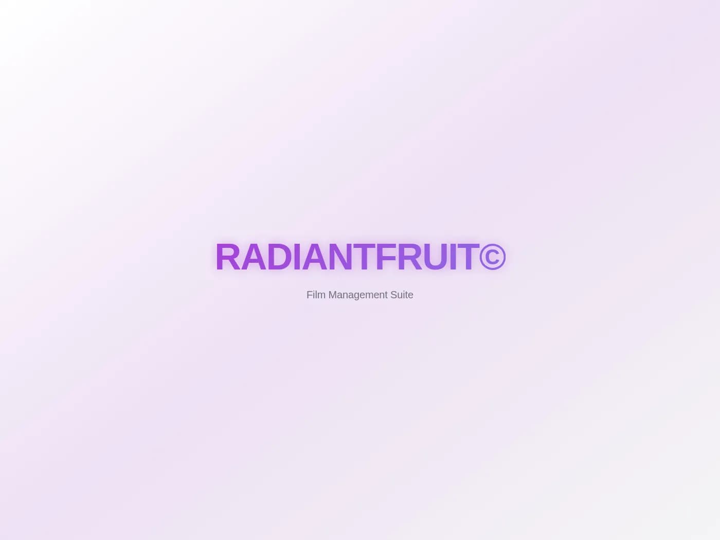 Radiant Fruit Film Management Suite