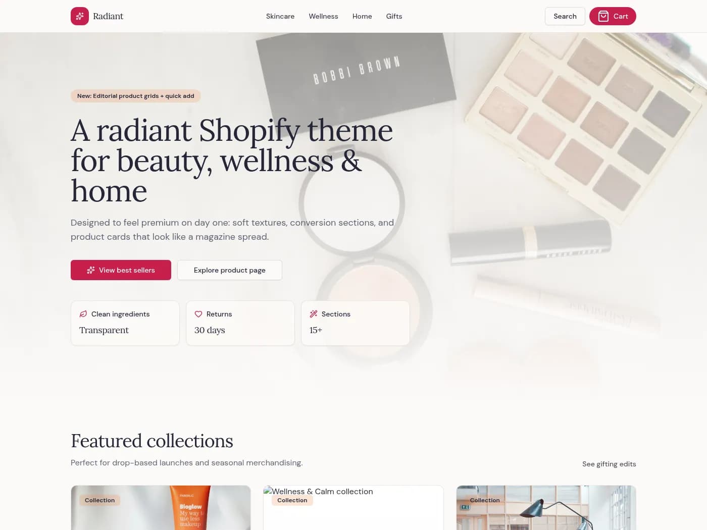 Radiant Shopify Theme
