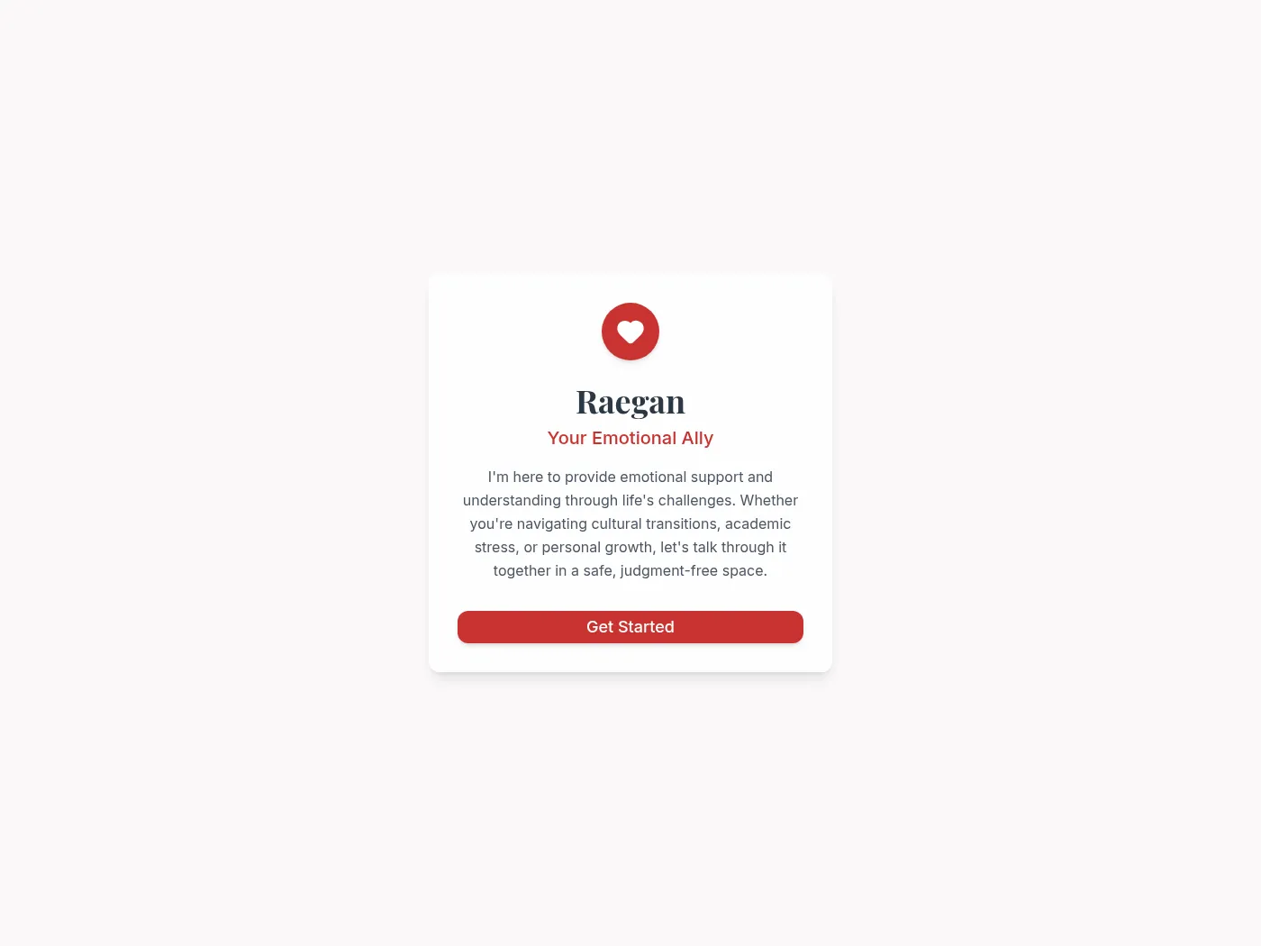 Raegan - Your Emotional Ally (AI Chat Companion)