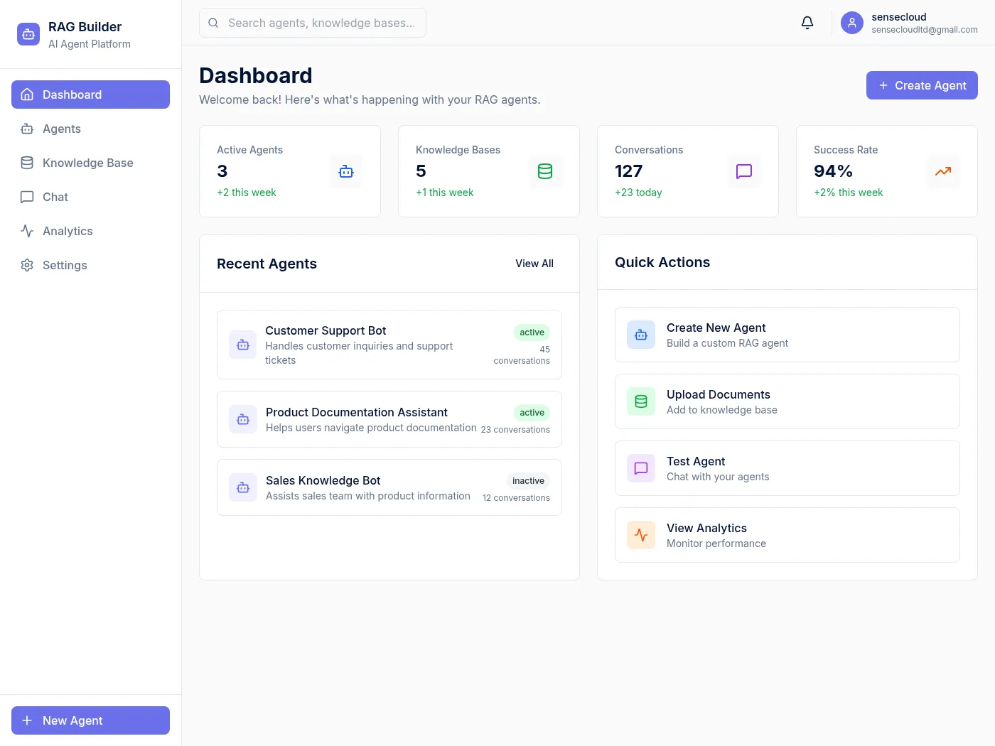 RAG Agent Builder