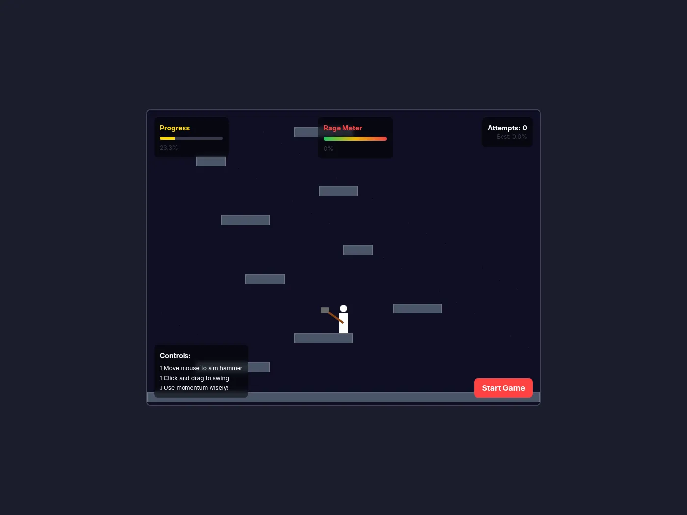 Rage Platformer Web Game