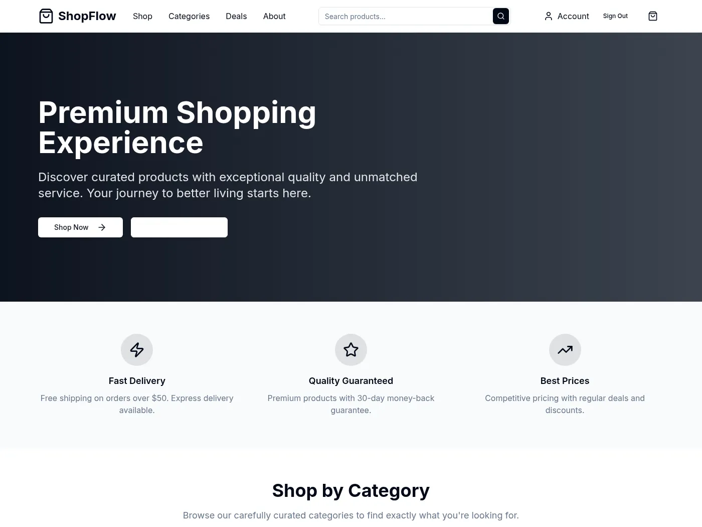 Full-Featured Ruby on Rails eCommerce Platform with Responsive Web and Optional Mobile UI