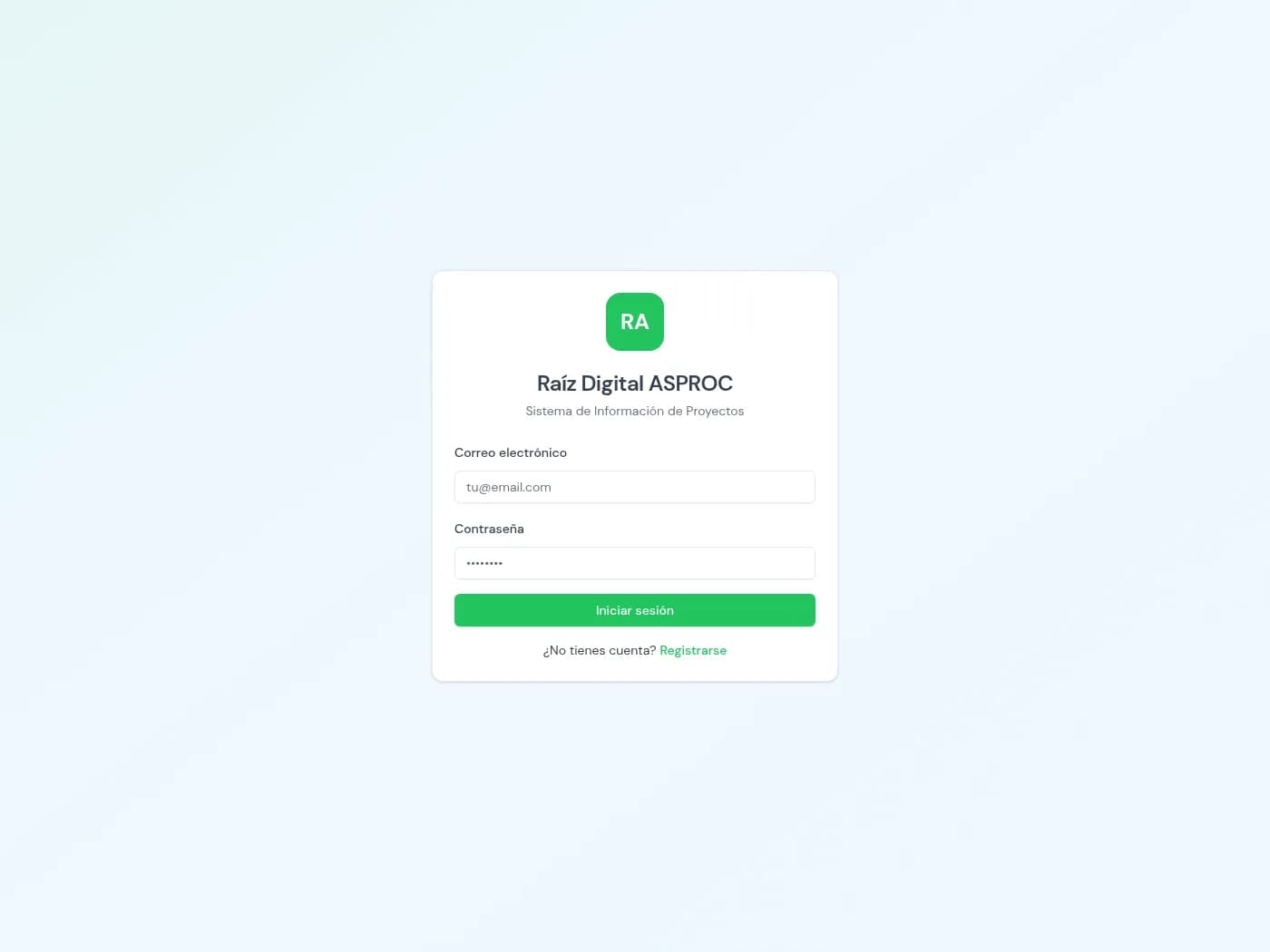 Raíz Digital ASPROC – Unified Project Information & Donor Reporting Platform