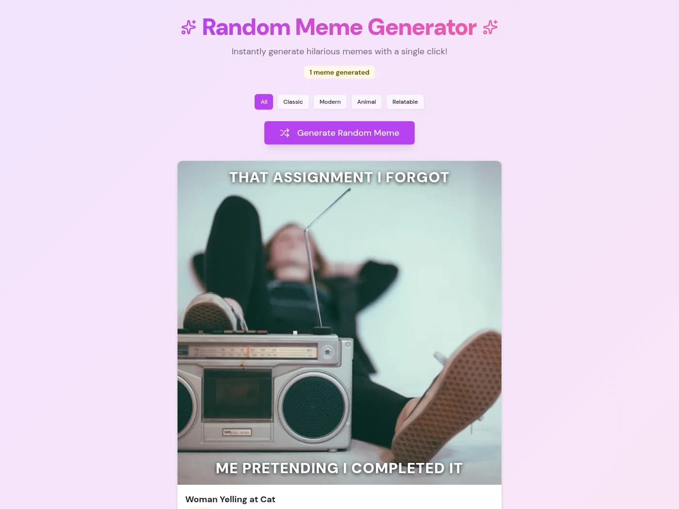 Random Meme Generator