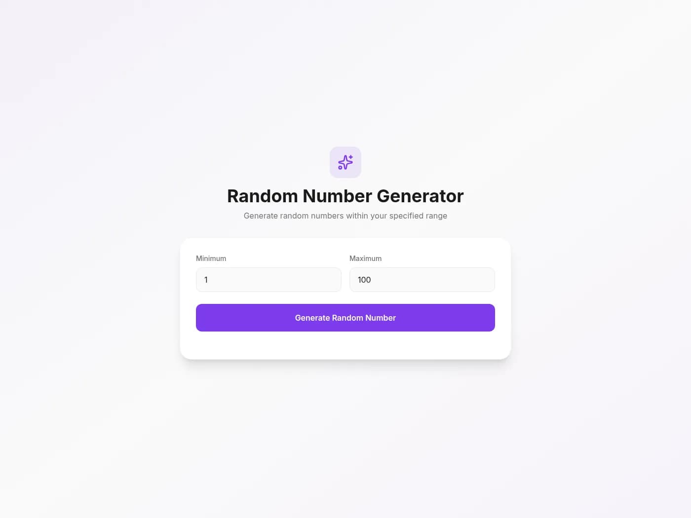 Random Number Generator