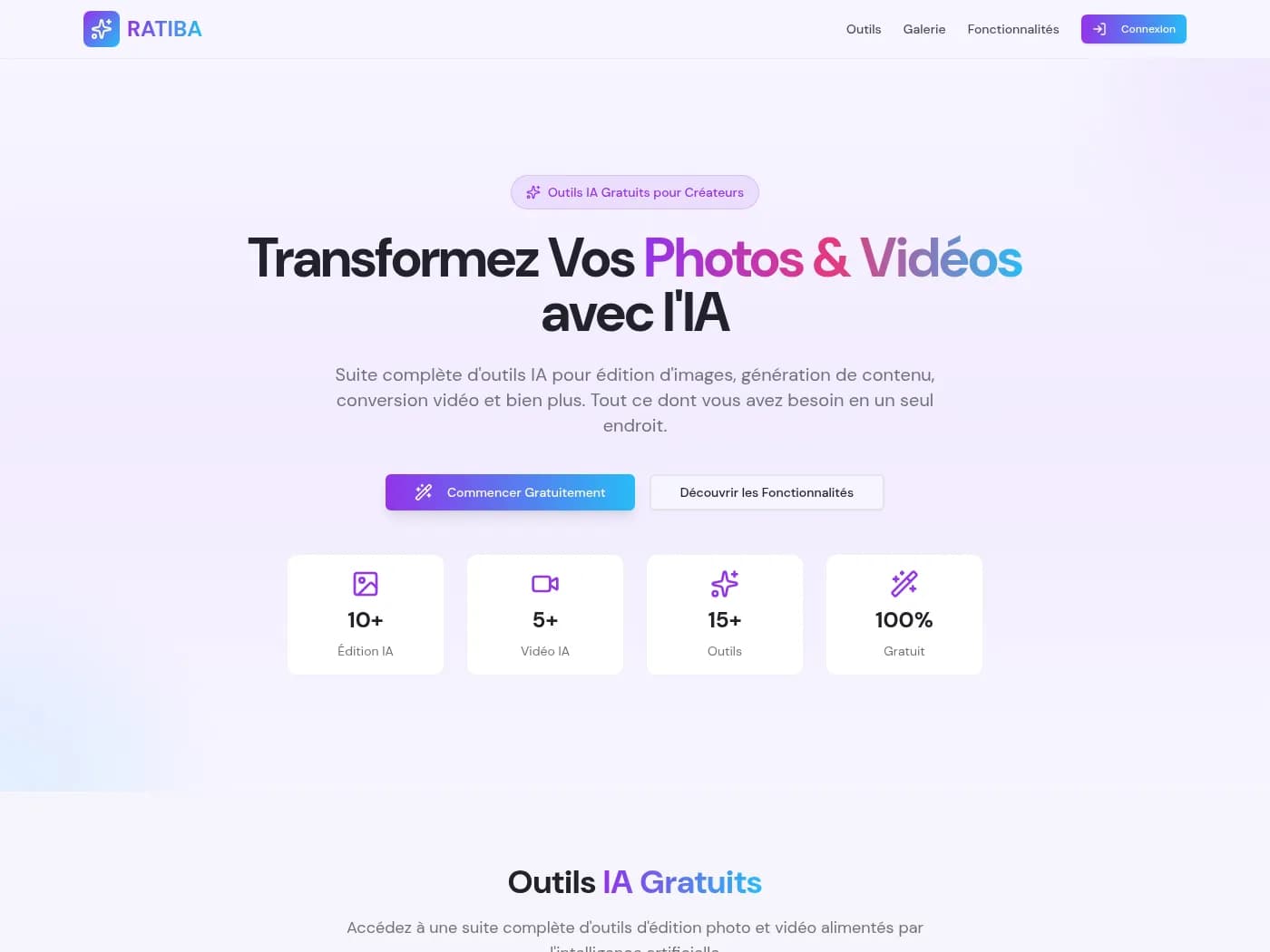 RATIBA – AI-Powered All-in-One Photo & Video Toolkit Web App