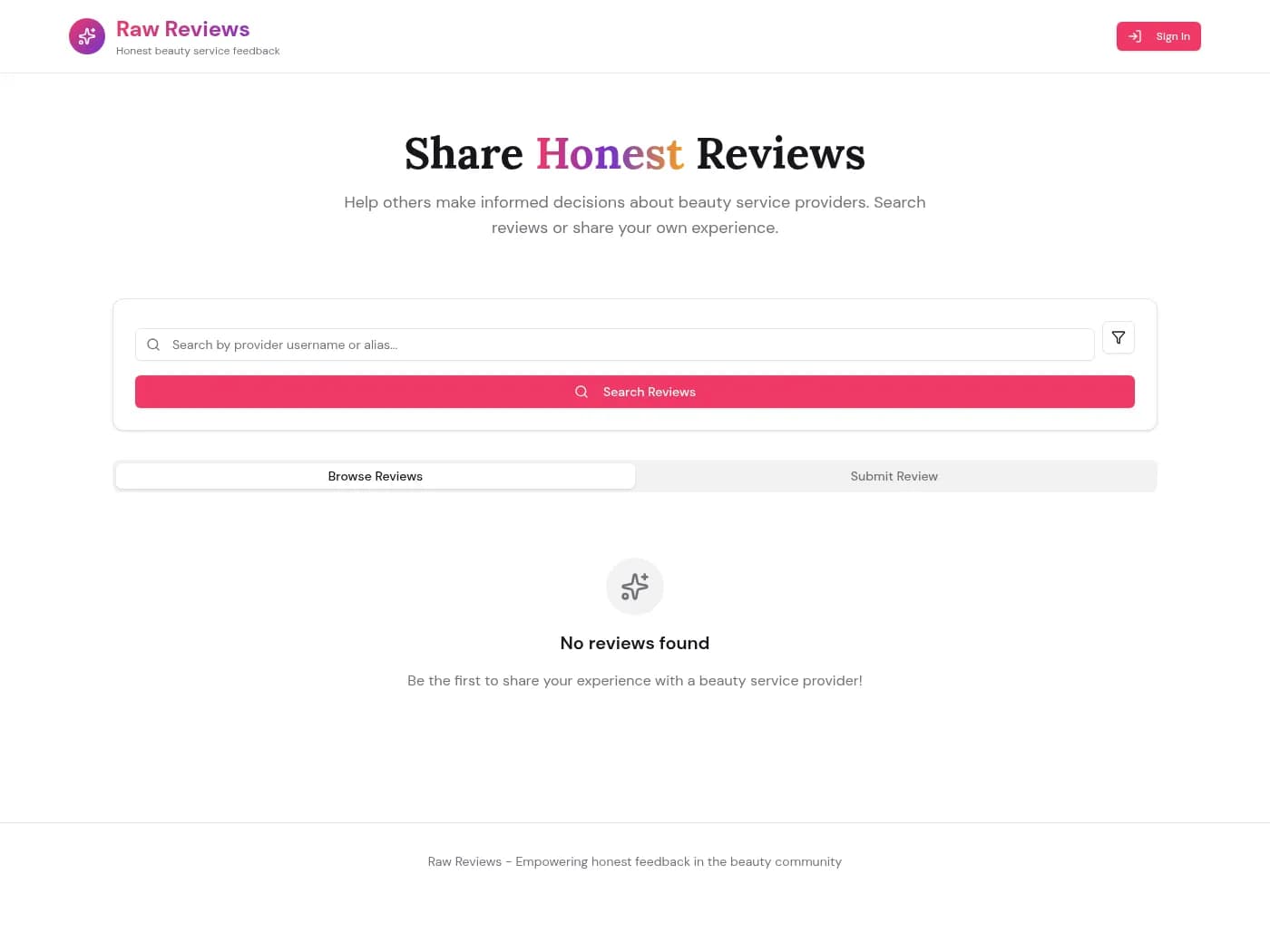 Raw Reviews