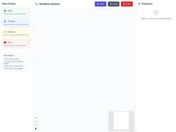 React Flow Workflow Builder