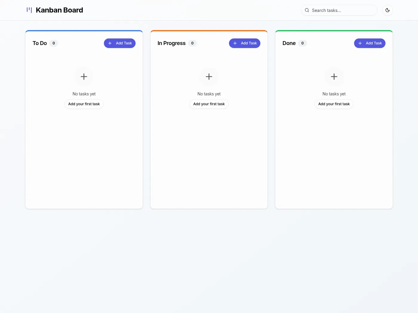 React Hooks Kanban Board