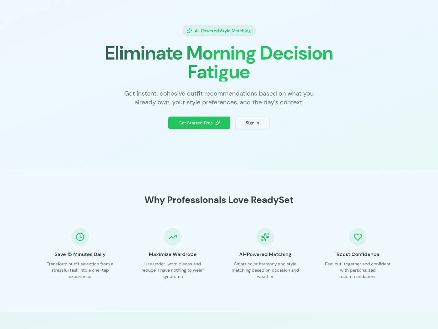 ReadySet – AI-Powered Style & Makeup Matching for Professionals