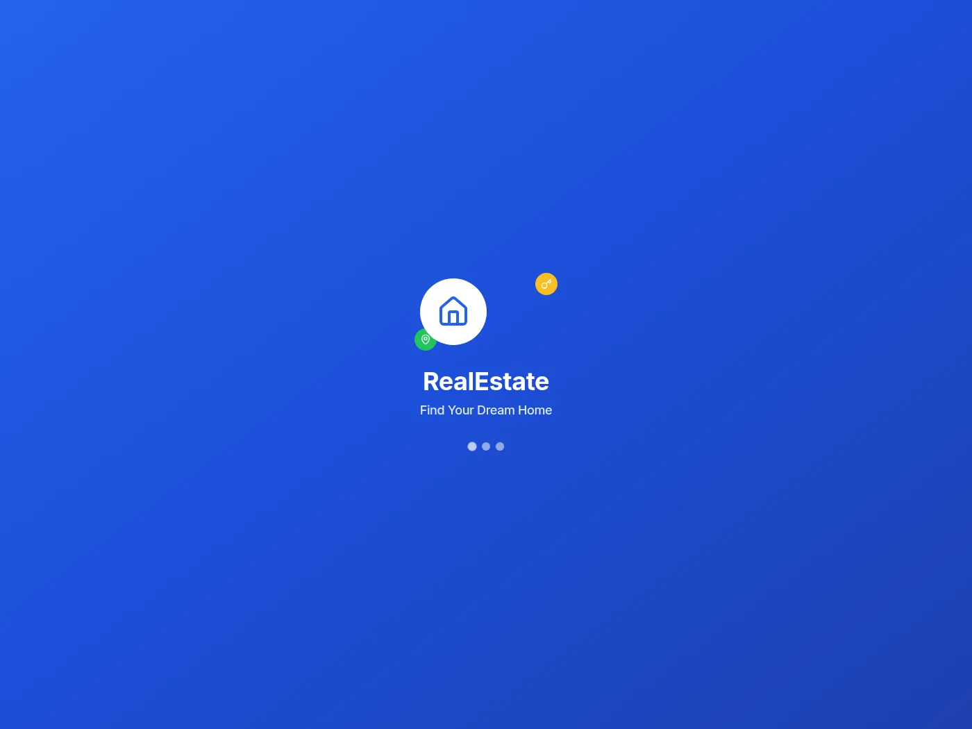 Real Estate Journey App with Modern UI and Animations