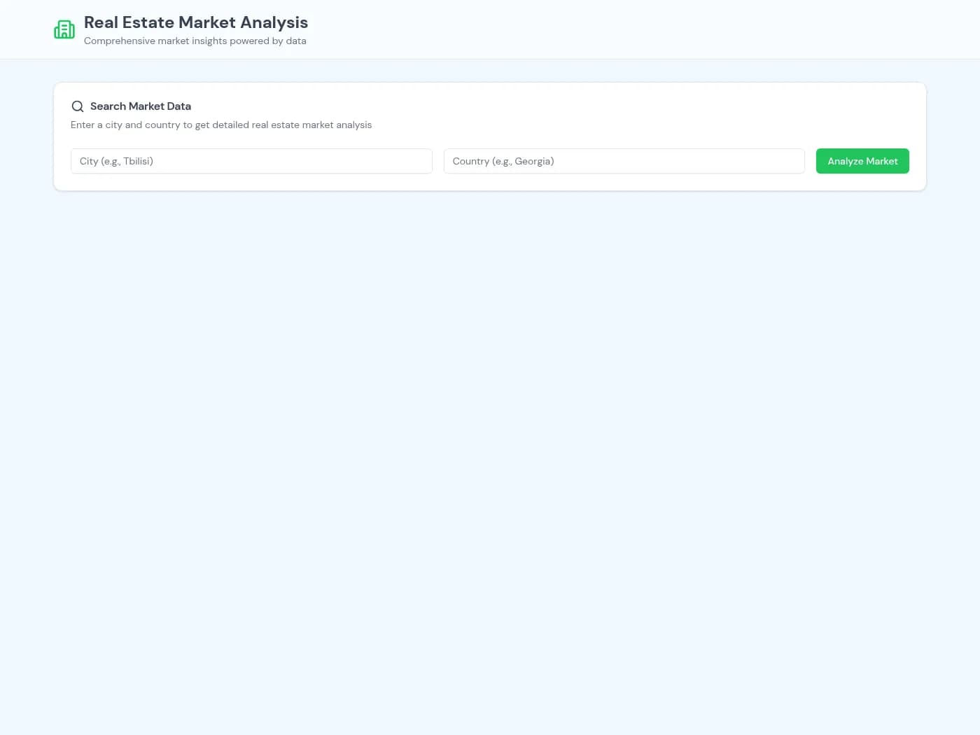 Real Estate Market Analysis API with FastAPI & Pydantic