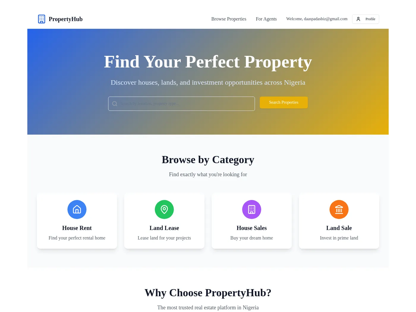 Real Estate Marketplace with Agent Listings and Paid Access