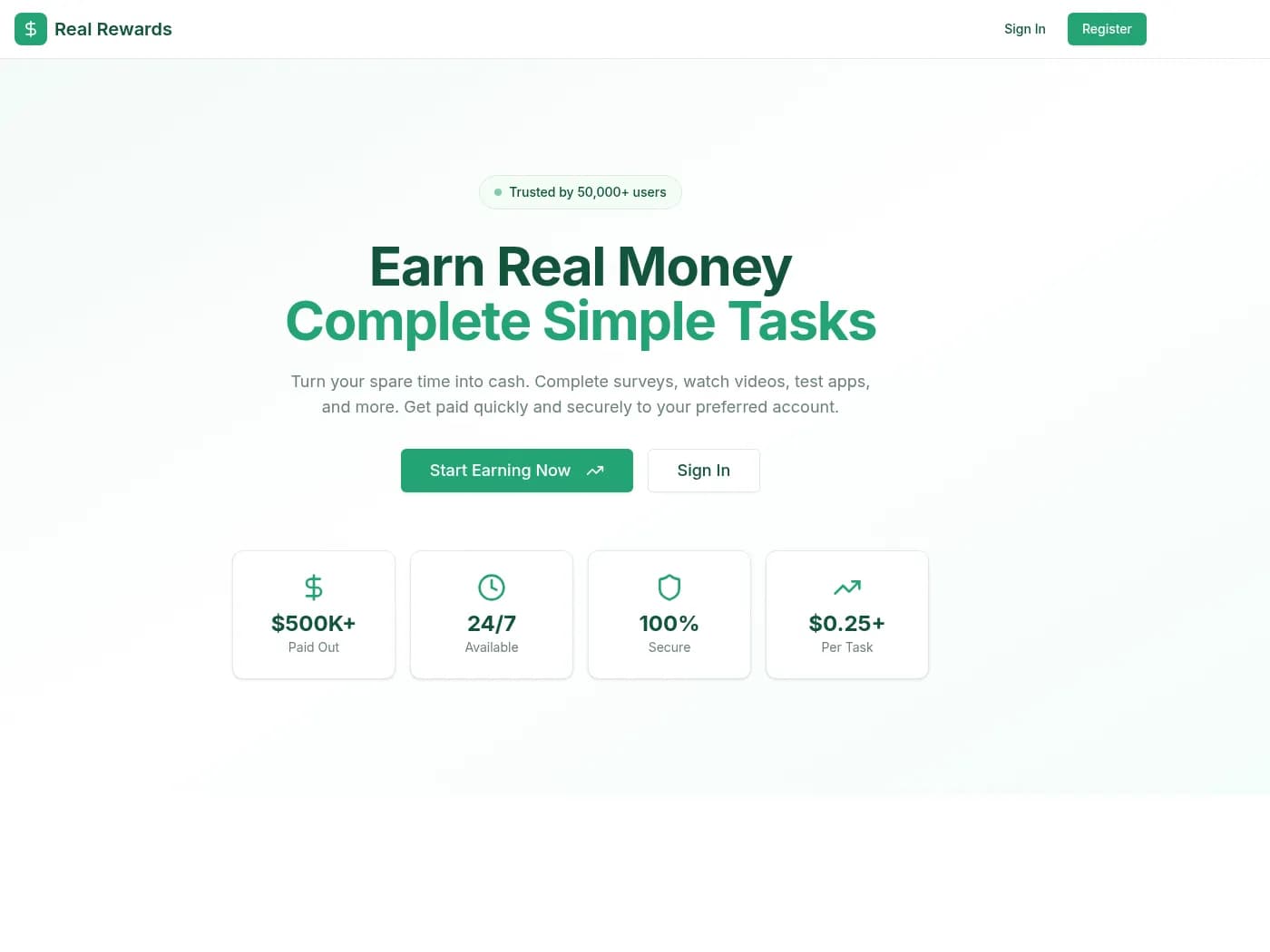 Real Rewards Money-Earning App