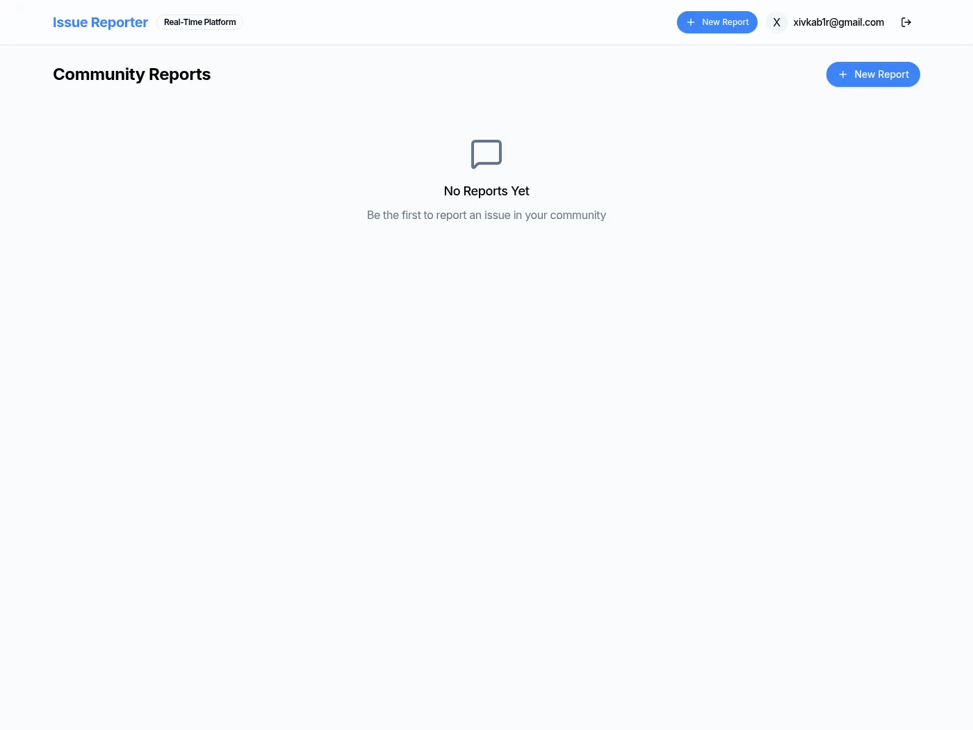 Real-Time Issue Reporting Platform with Photo, Location, and Authority Interaction