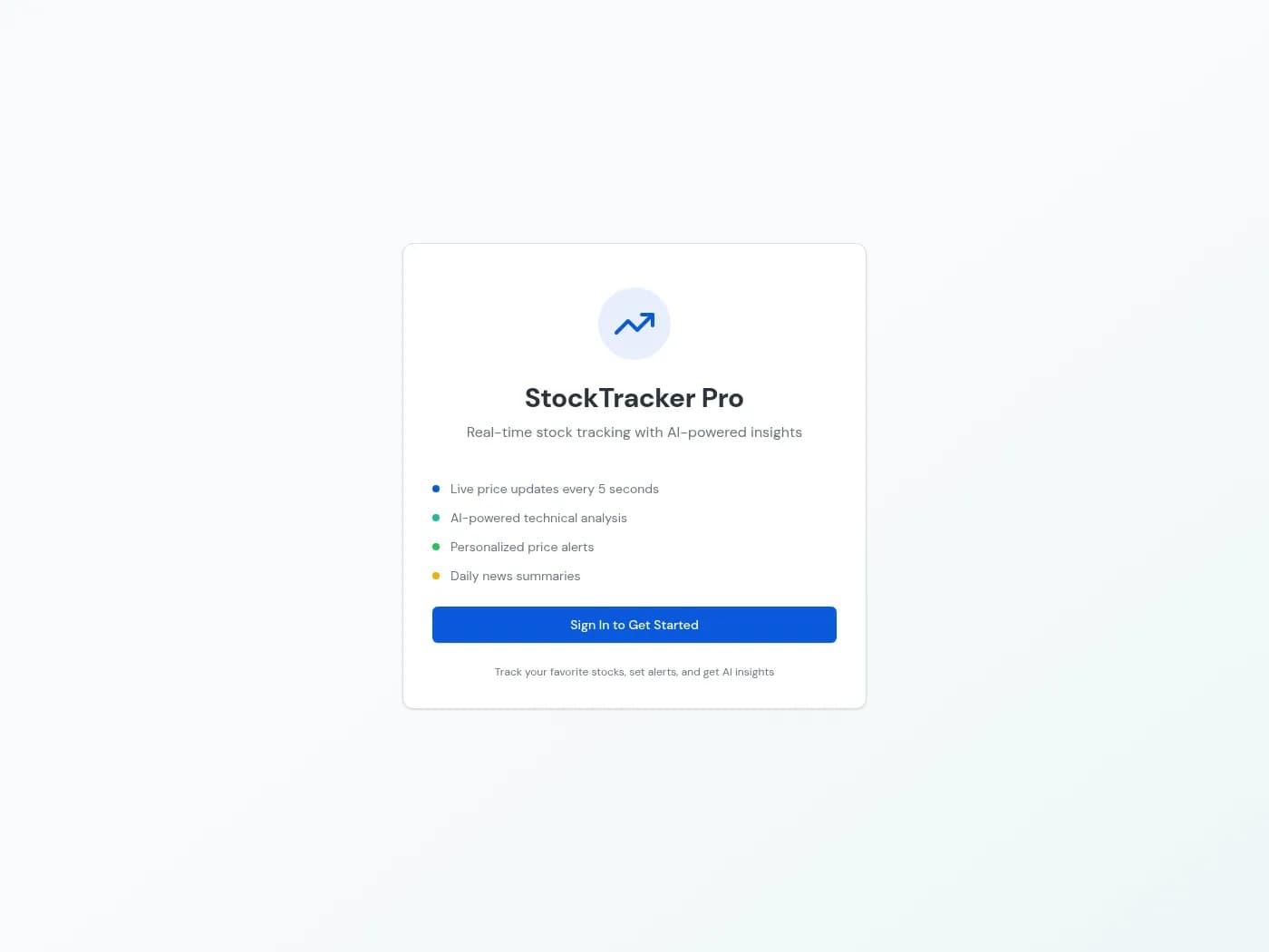 Real-Time Stock Market Dashboard with AI Insights