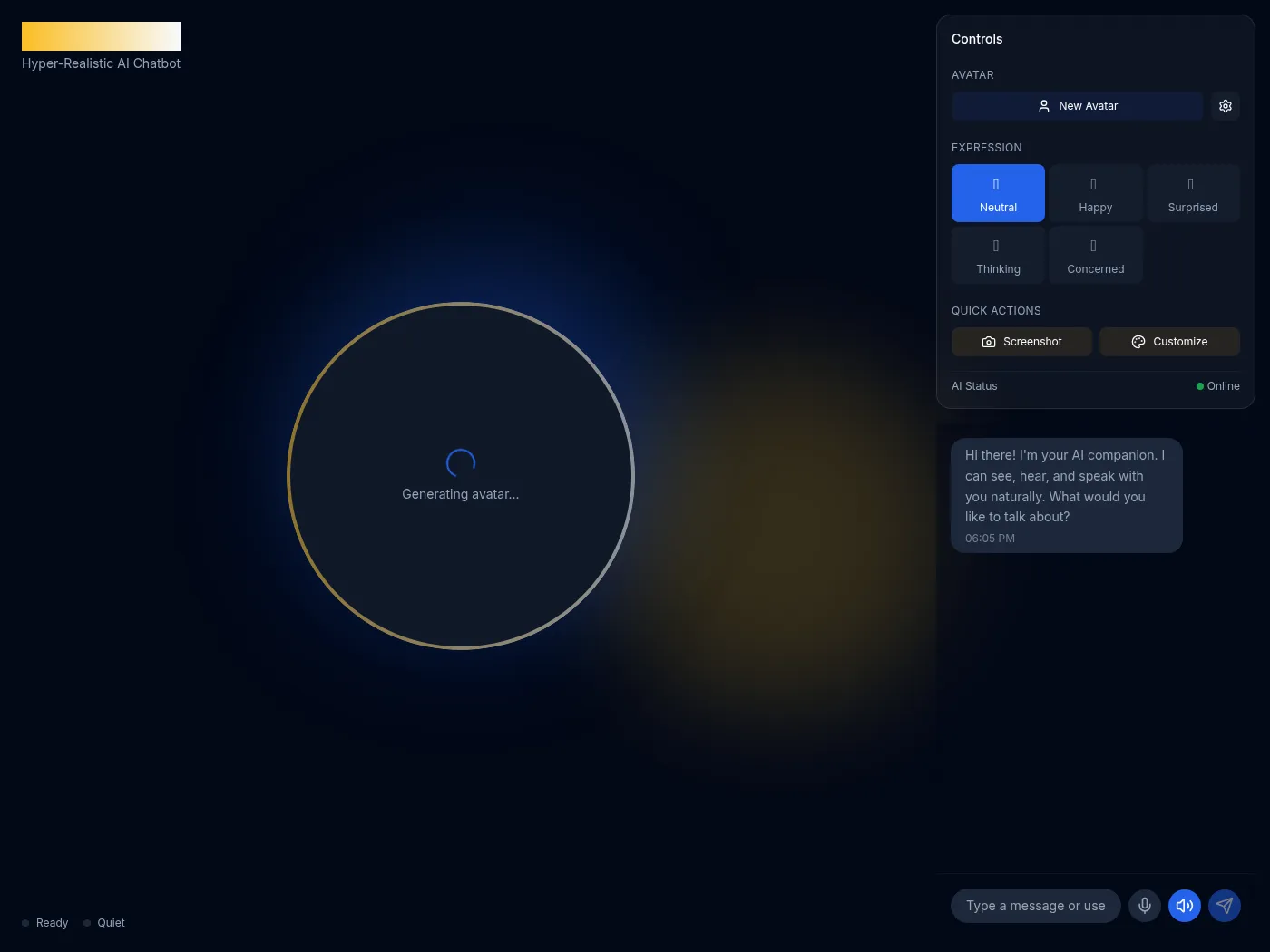 RealFace: Hyper-Realistic Interactive AI Chatbot
