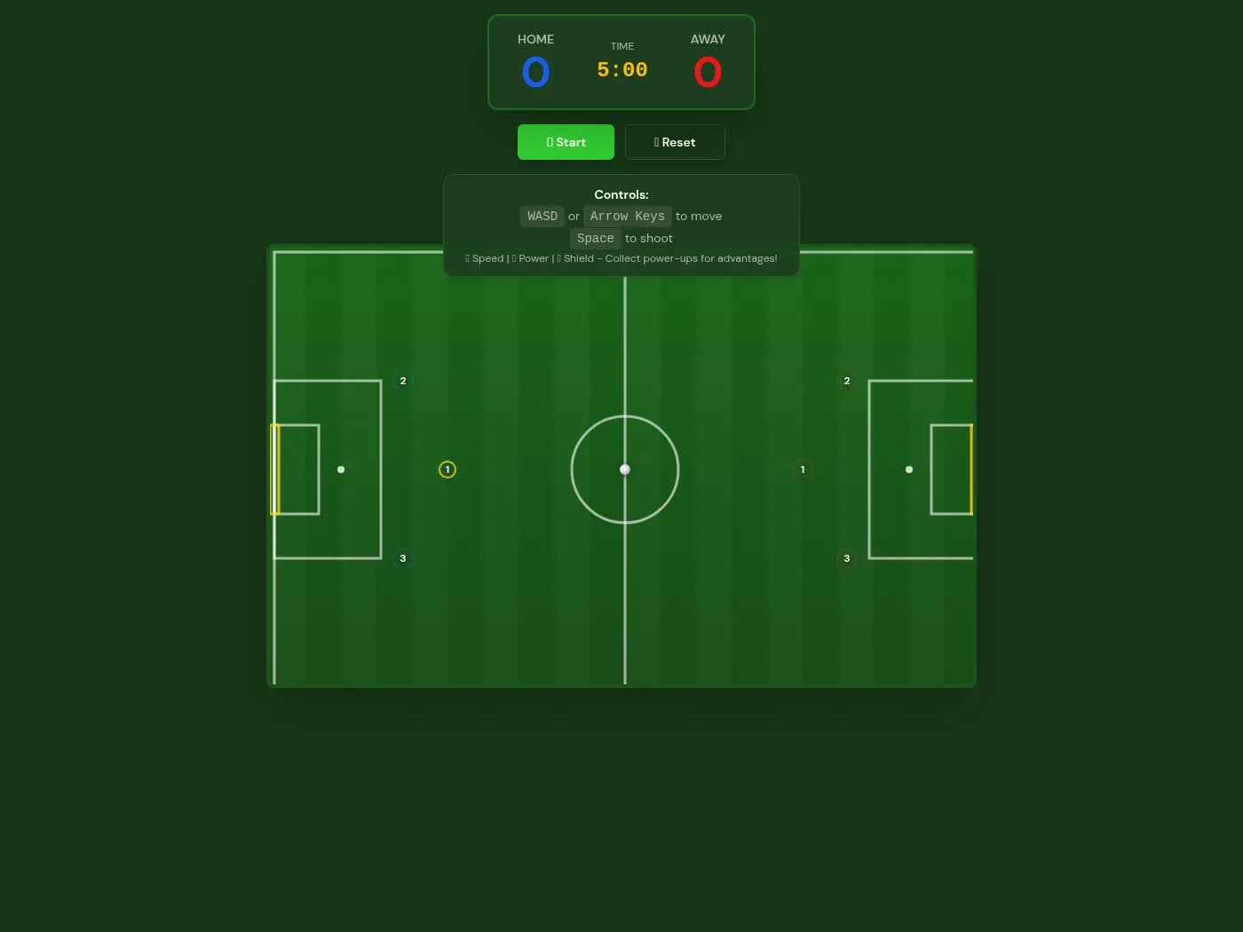 Realistisches Fußball-Spiel mit Verbesserungen