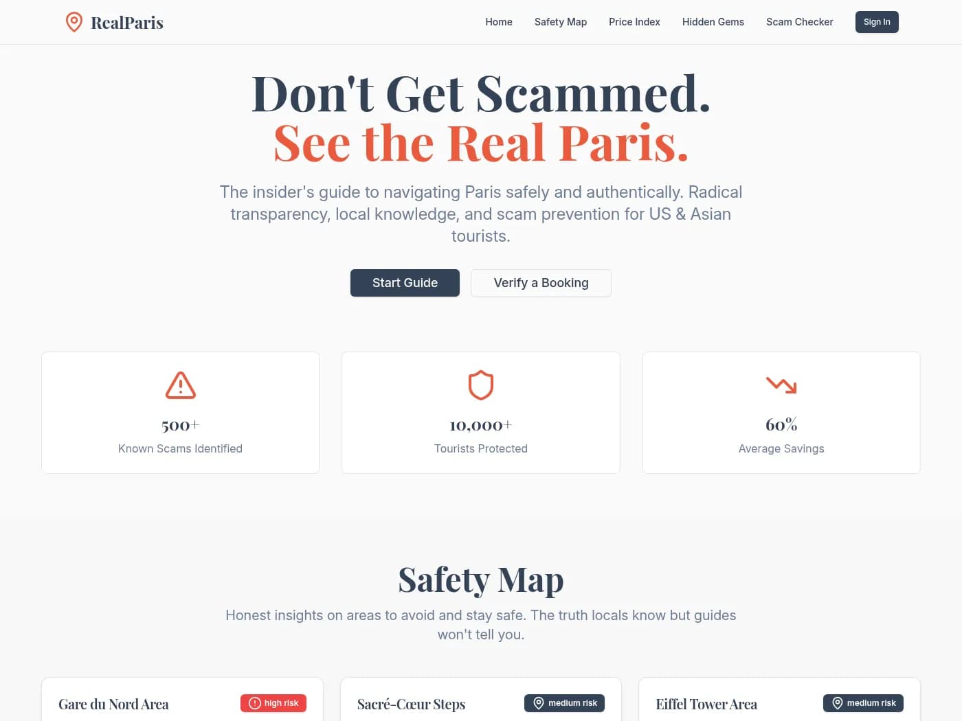 RealParis: The Insider's Guide & Scam Checker for Tourists