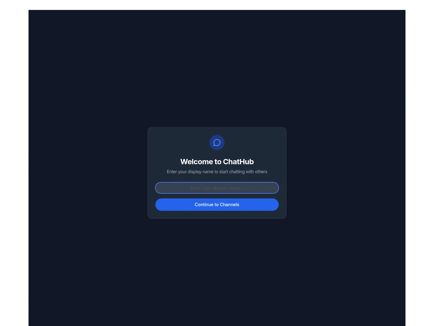 Realtime Multi-Channel Chat Web App