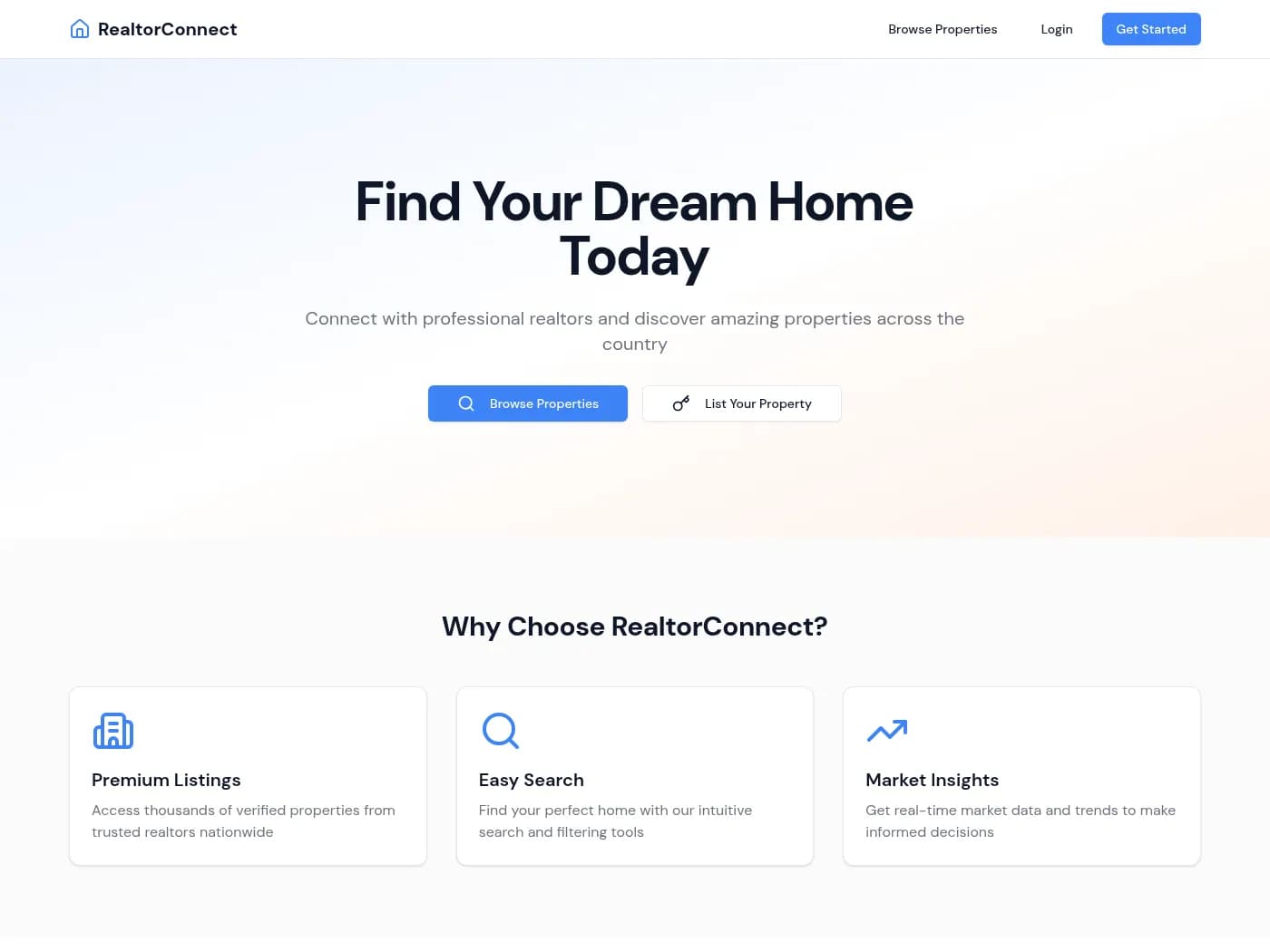 RealtorConnect Property Marketplace