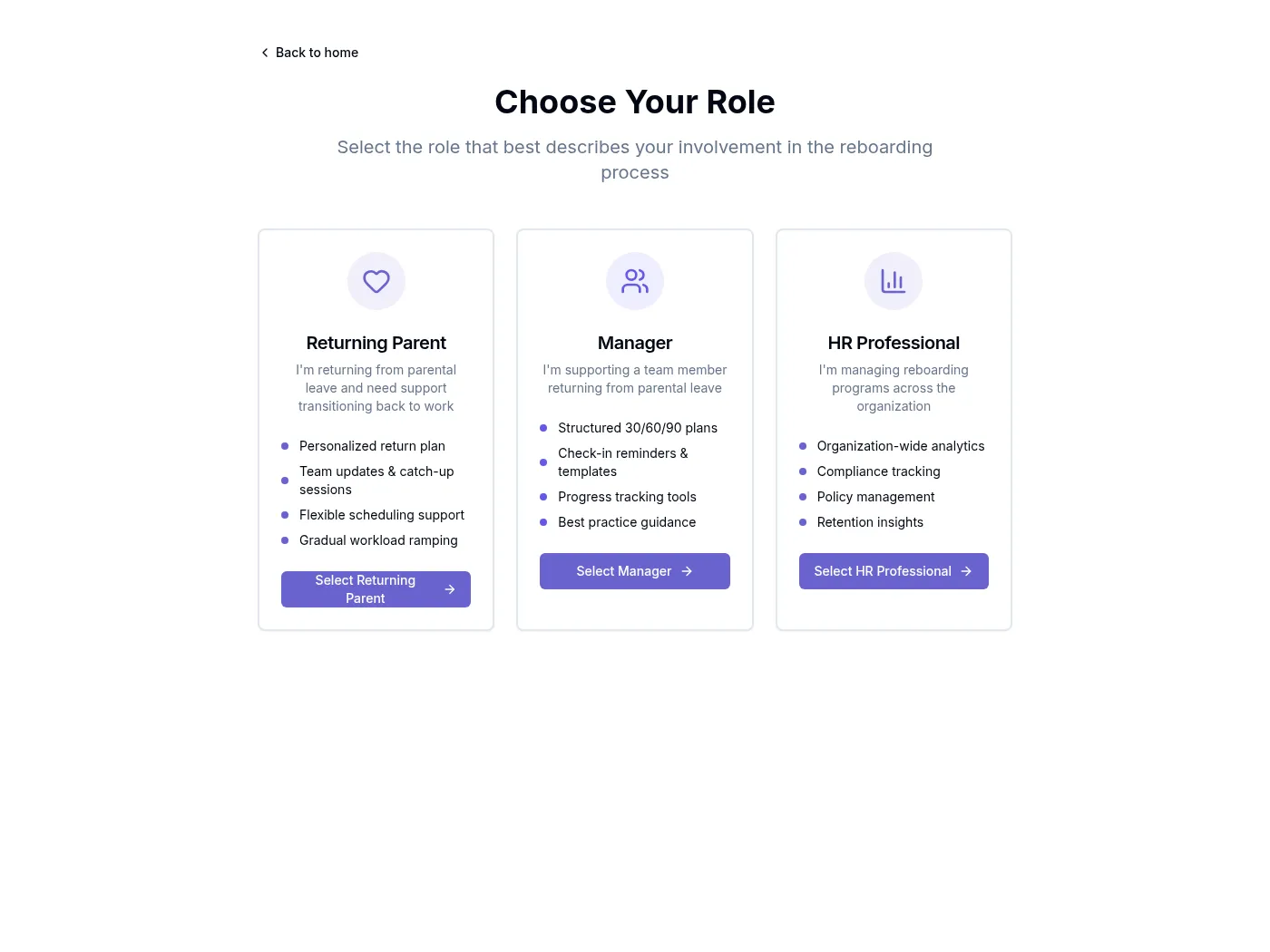 ReBoard – Seamless and Supportive Parental Leave Reboarding Platform
