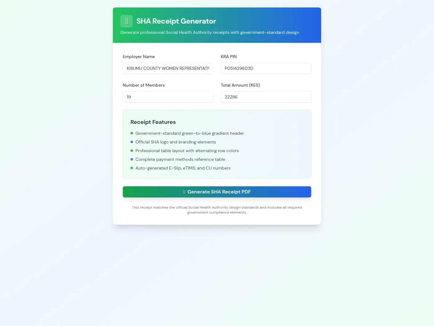 Receipt PDF Design Implementation for POS System